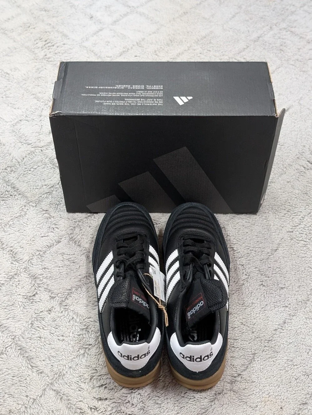 adidas | Shoes | Adidas Mondial Goal Core Black White Indoor Soccer ...